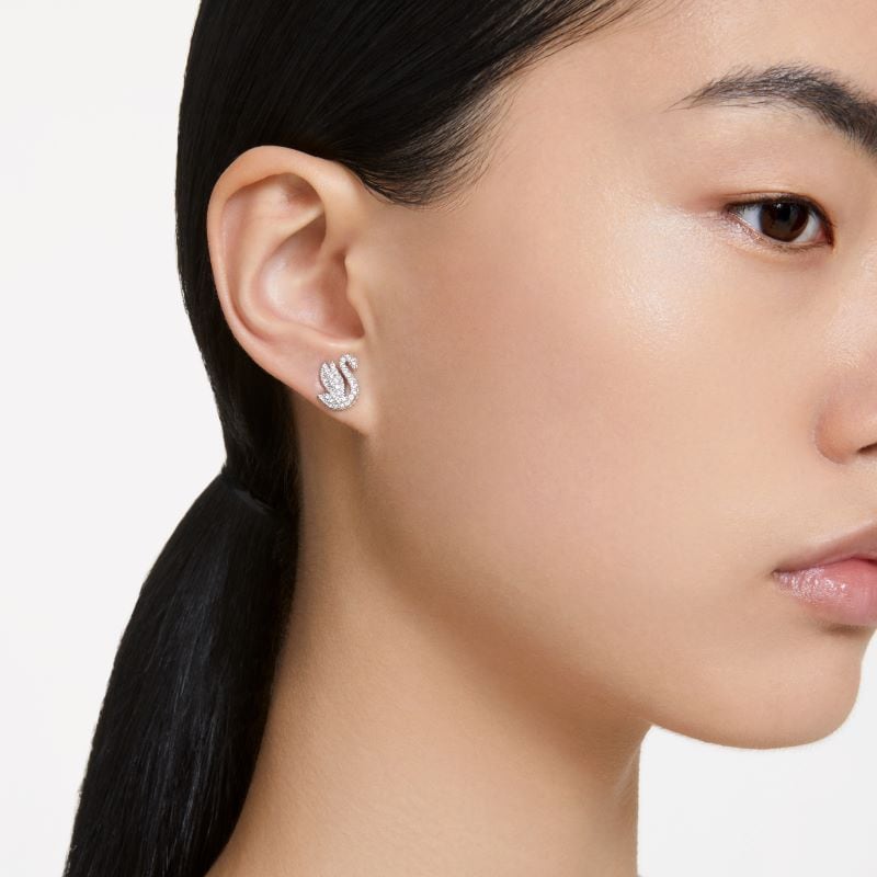 SWAROVSKI Iconic Swan Earrings EVA SKY SHOP